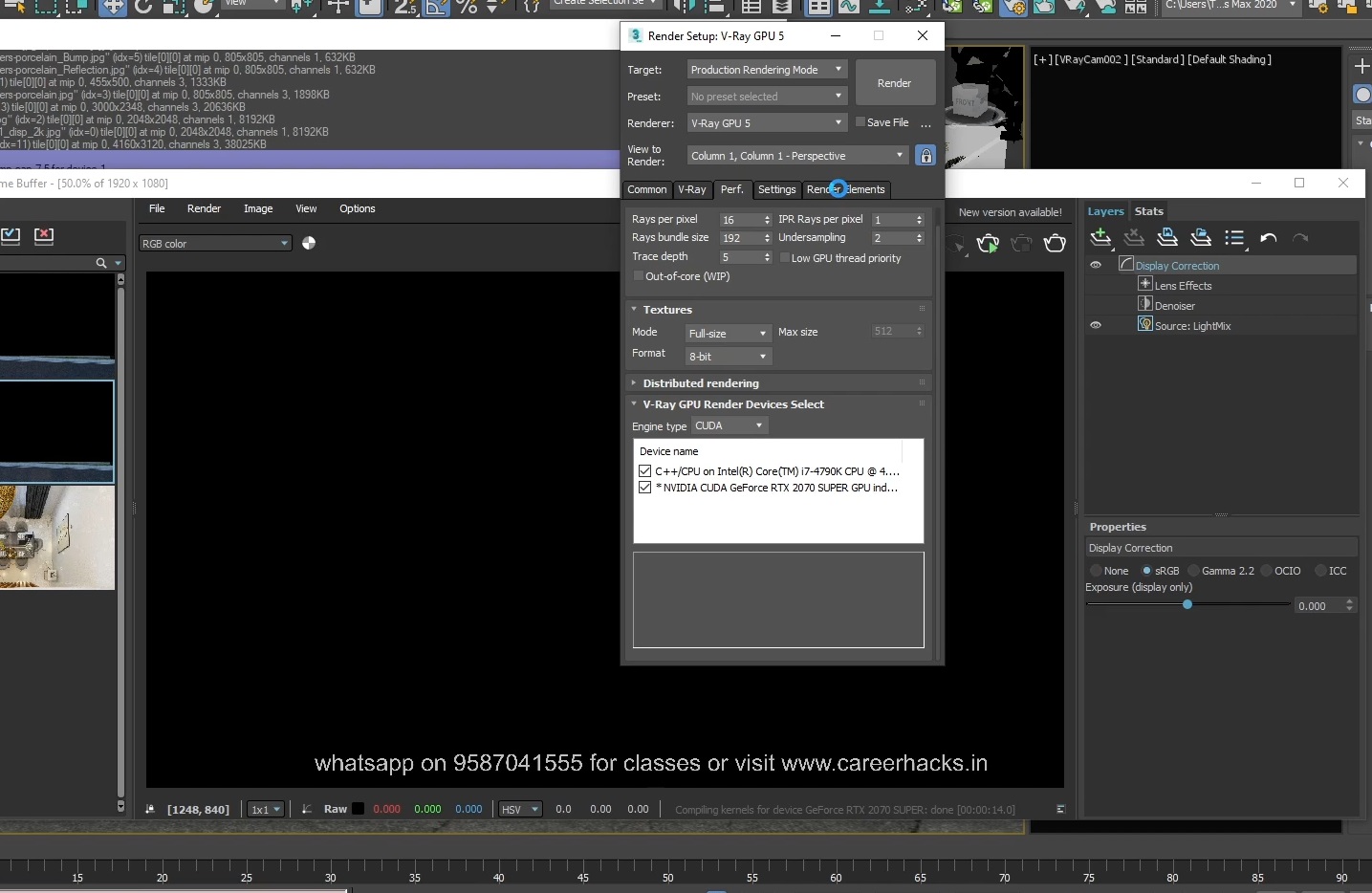 The Farm – 09 Render Setting – Career Hacks